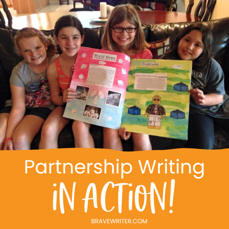 Partnership Writing in Action! - A Brave Writer's Life in Brief A Brave ...