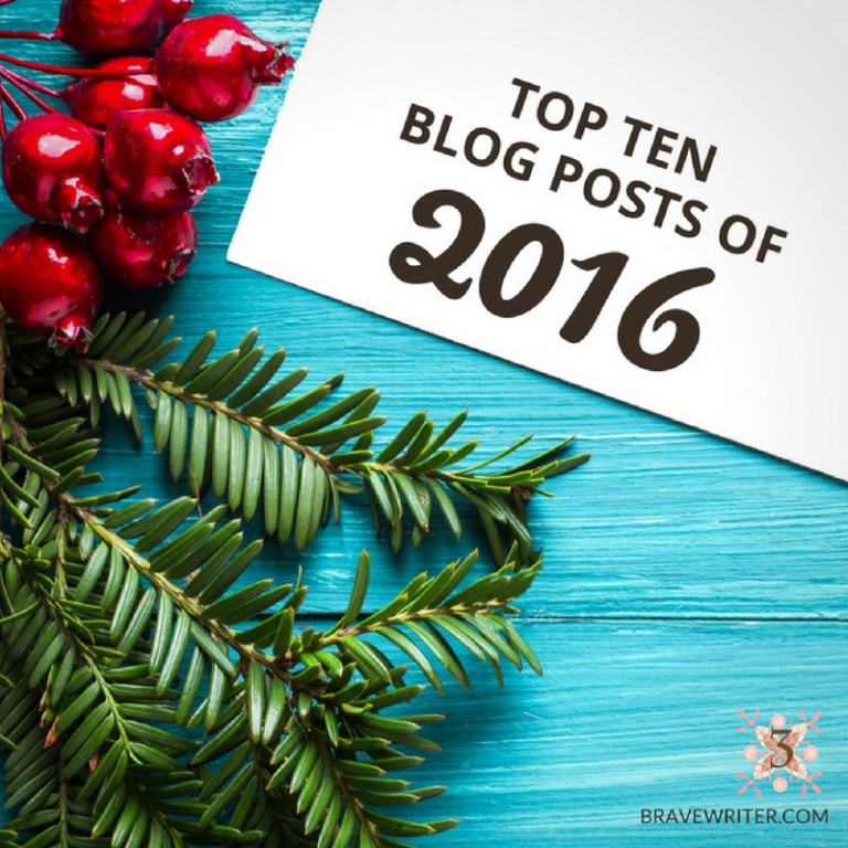 Popular Blog Posts in 2016 - A Brave Writer's Life in Brief A Brave ...
