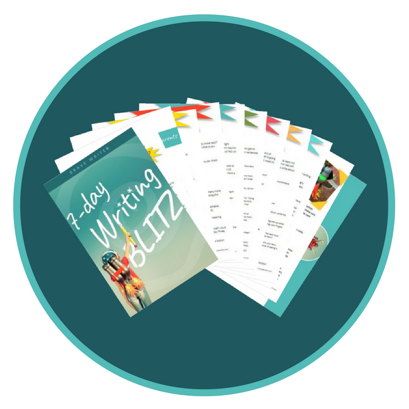 7-Day Writing BLITZ! - A Brave Writer's Life in Brief A Brave Writer's ...