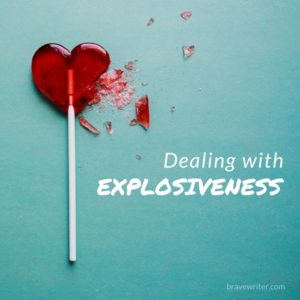 Dealing with Explosiveness - A Brave Writer's Life in Brief A Brave ...