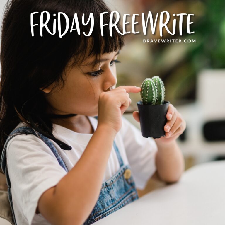 Friday Freewrite « A Brave Writer's Life in Brief