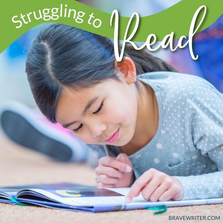 Struggling to Read - A Brave Writer's Life in Brief A Brave Writer's ...