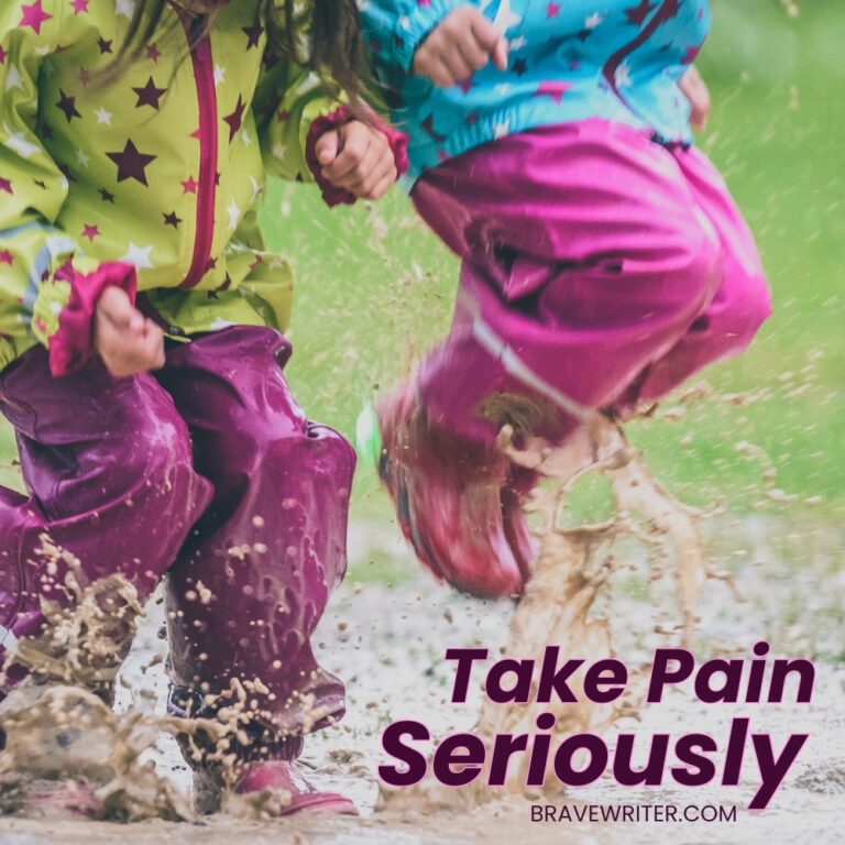Take Pain Seriously - A Brave Writer's Life in Brief A Brave Writer's ...