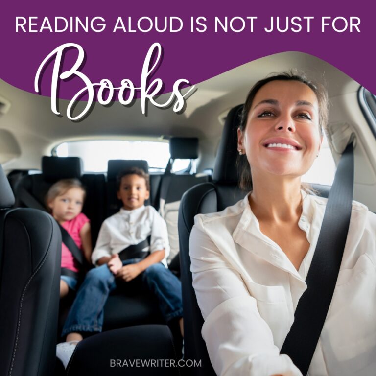 Reading Aloud Is Not Just for Books - A Brave Writer's Life in Brief A ...